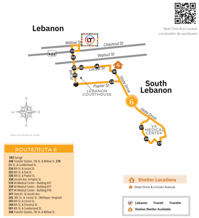 Bus Routes in Lebanon County - Lebanon Transit | Public Transportation ...