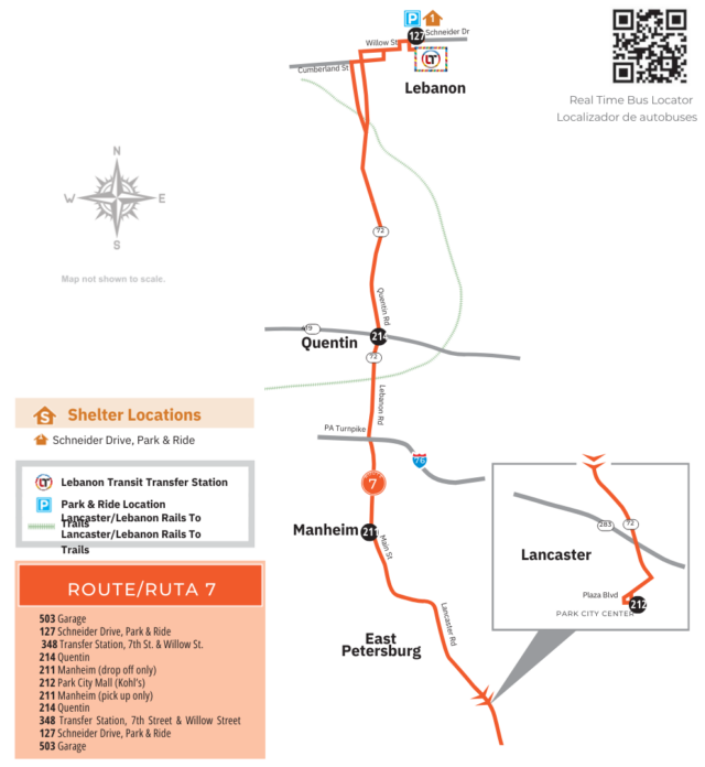 Bus Routes in Lebanon County - Lebanon Transit | Public Transportation ...