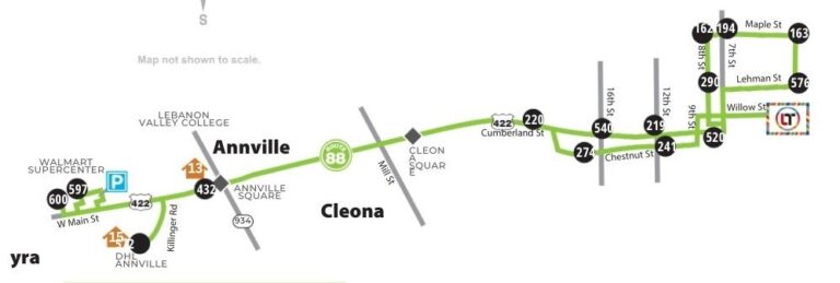 Bus Routes in Lebanon County - Lebanon Transit | Public Transportation ...